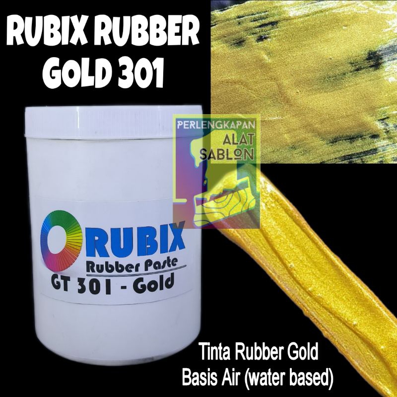 Rubix RUBBER GOLD 301 RUBBER GOLD INK WATER BASIS 1KG | Shopee Malaysia