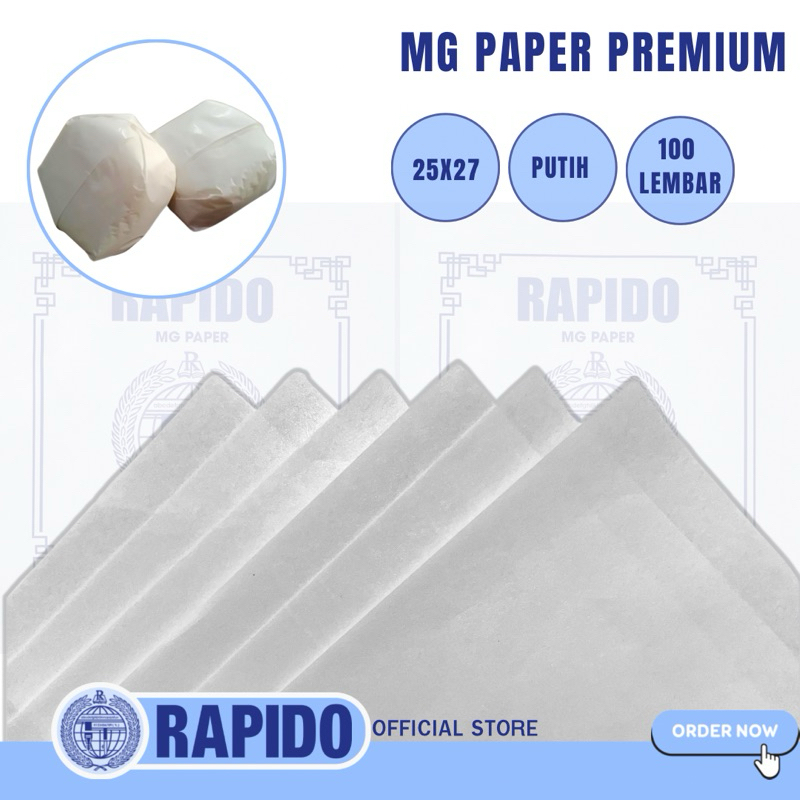 [1 Pack] KFC MCD Rice Wrapping Paper 100 Sheets | Mg Paper Premium ...