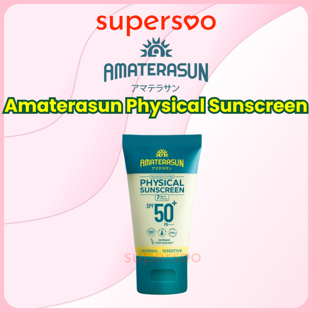AMATERASUN Physical Sunscreen SPF 50+ PA++++ | Shopee Malaysia