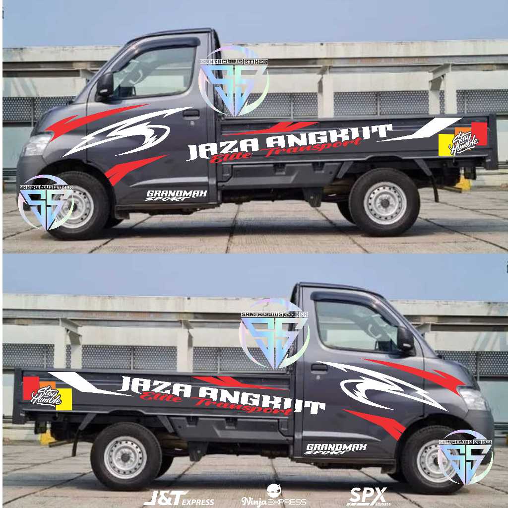 Grandmax pickup car sticker, the latest grandmax apv body sticker ...