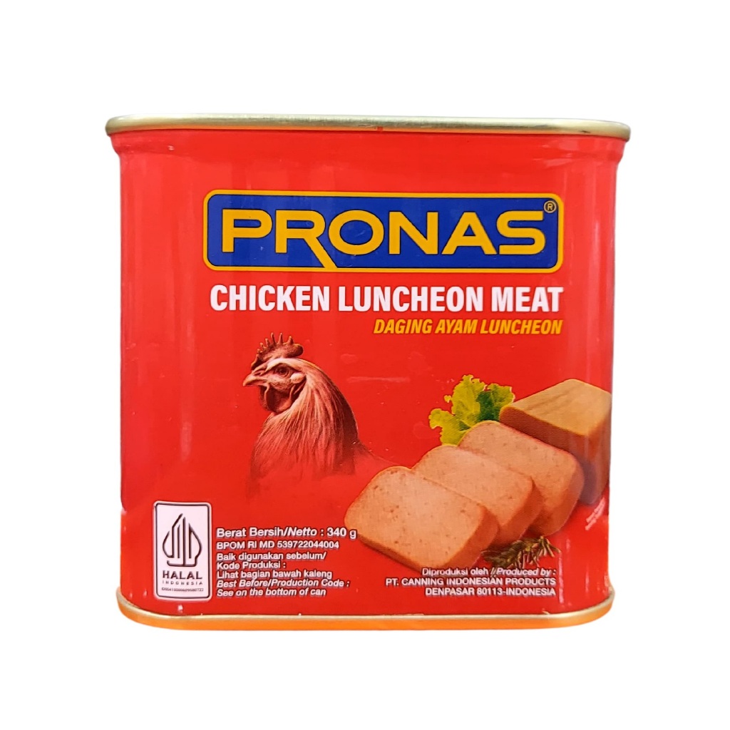 Pronas Chicken Luncheon Meat 340gr – Multipurpose Block Chicken Meat ...