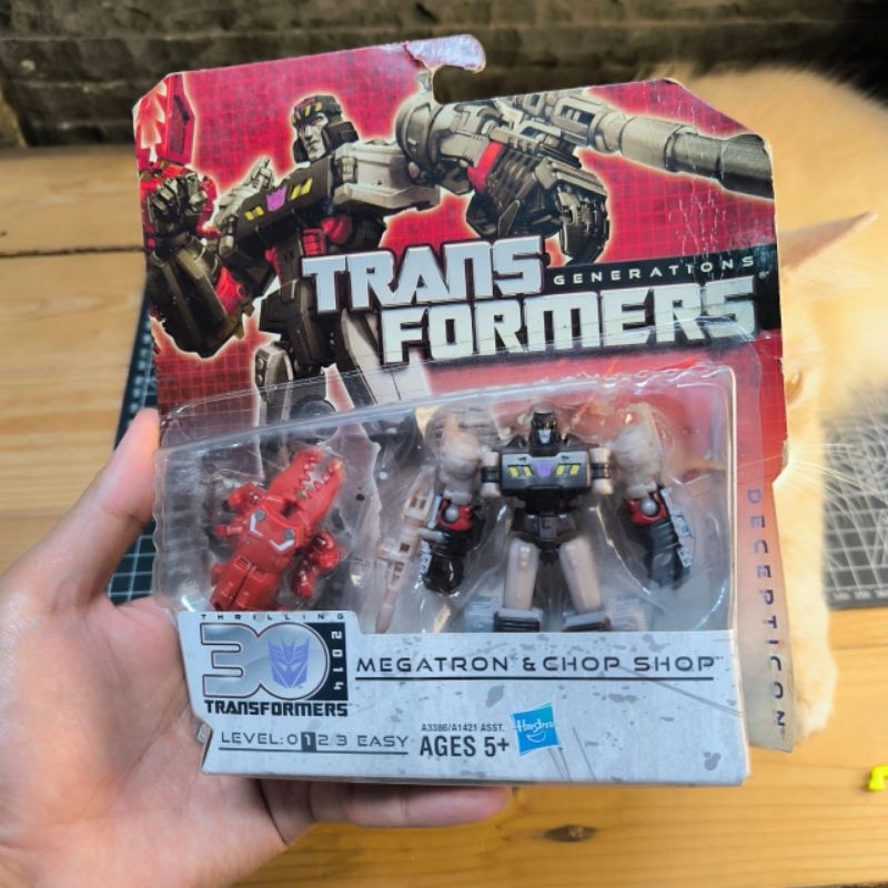Transformers generations megatron and chop shop original hasbro ...