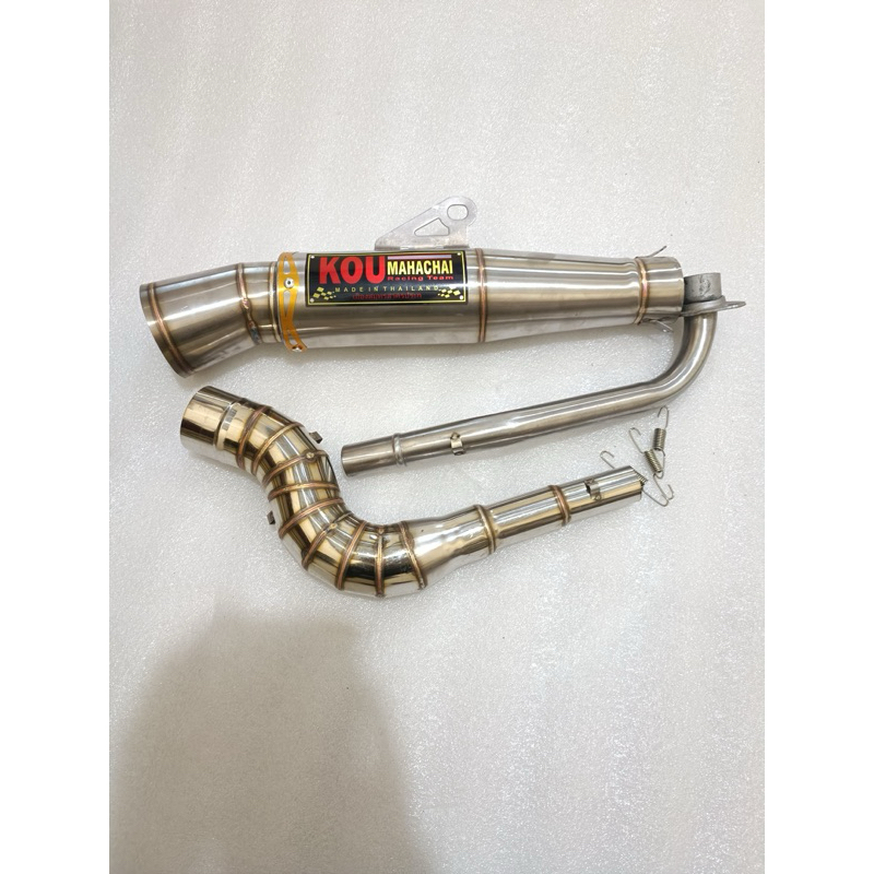 Kou MAHACHAI Pipe canister conical open specs exhaust Pipe for Wave 125 ...
