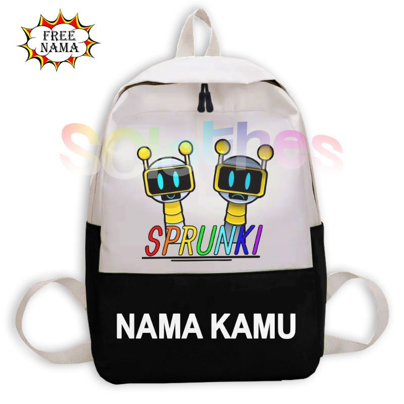 Fun BOT Horror Version SPRUNKI INCREDIBOX School Backpack | Shopee Malaysia