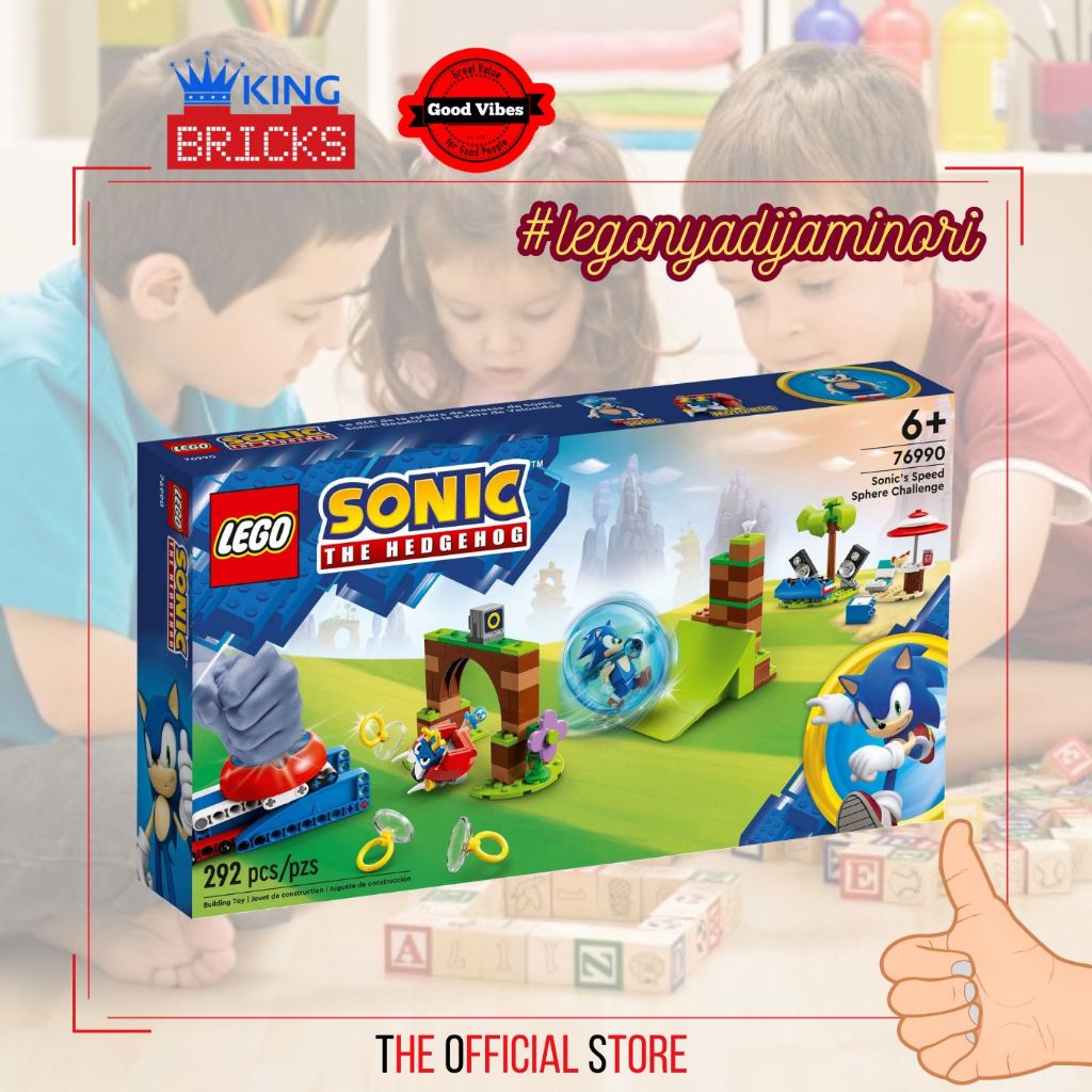 Lego Original Sonic THE HEDGEHOG 76990 Sonic Speed Sphere Challenge ...
