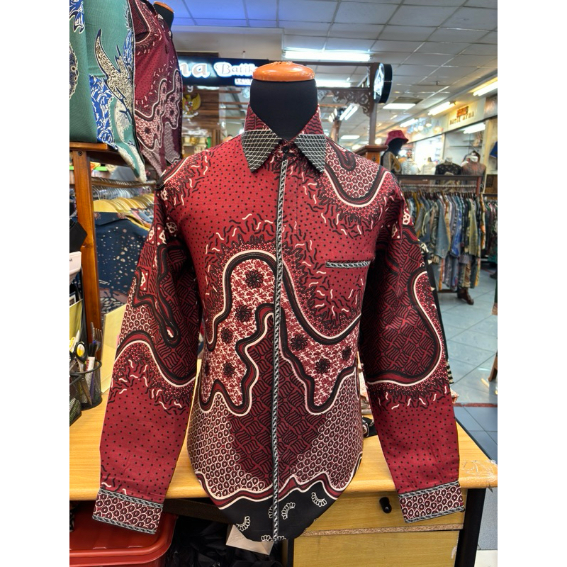 KATUN Exclusive premium men's Batik smock solo cotton, Thamrincity ...