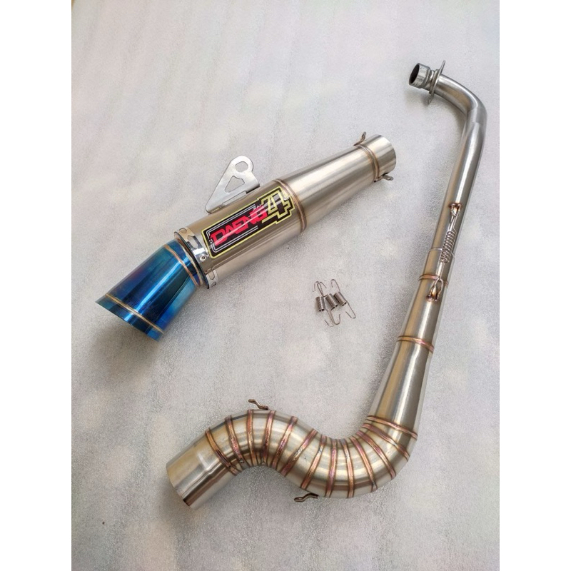 Daeng sai4 Pipe canister conical open specs exhaust Pipe for Wave 125 ...