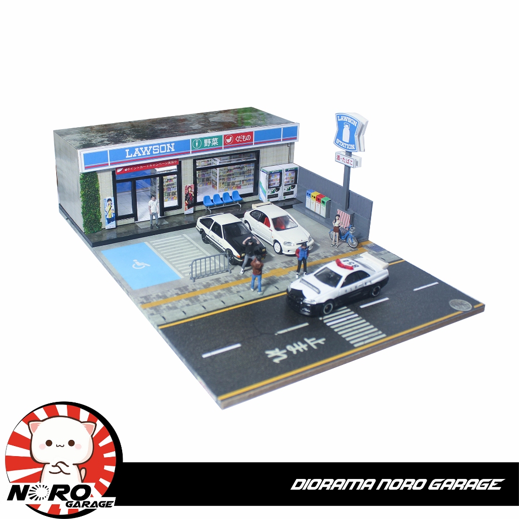 Diorama Japanese Mini Market LAWSON. Led VERSION. 1:64 scale | Shopee ...
