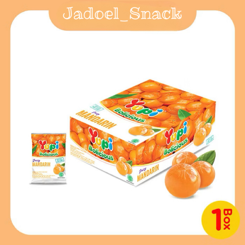 Yupi Bolicious 24 x 5 Gr Mandarin Strawberry Orange Flavor by Jadoel ...