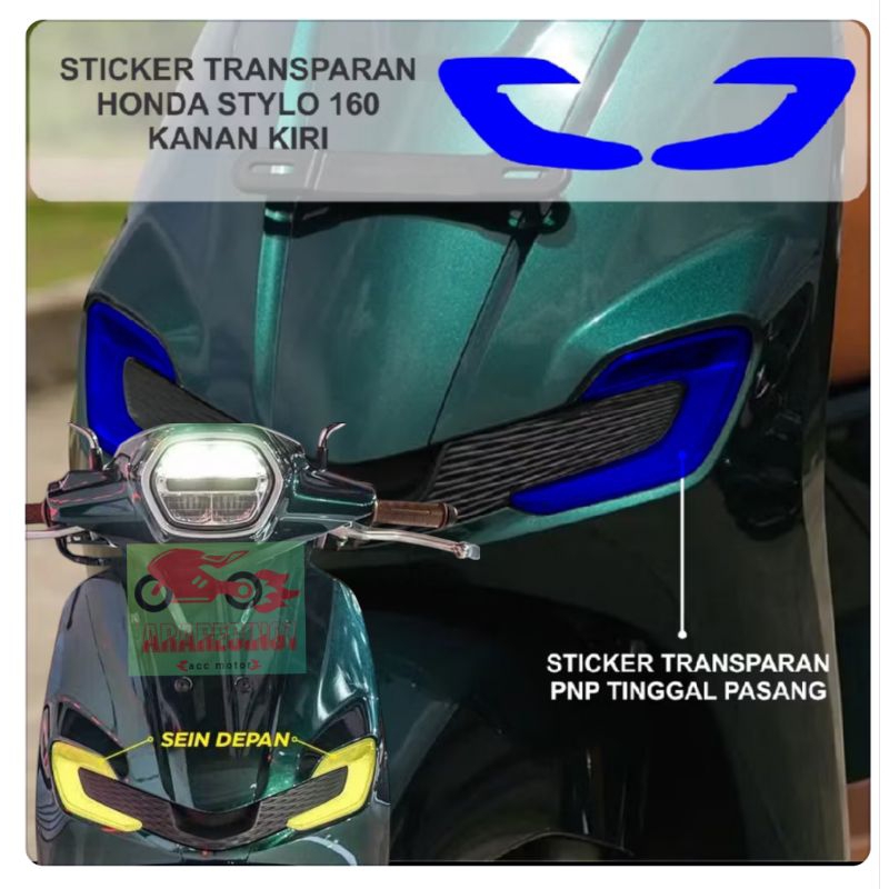 Honda stylo160 front turn signal stickers honda stylo160 front turn ...