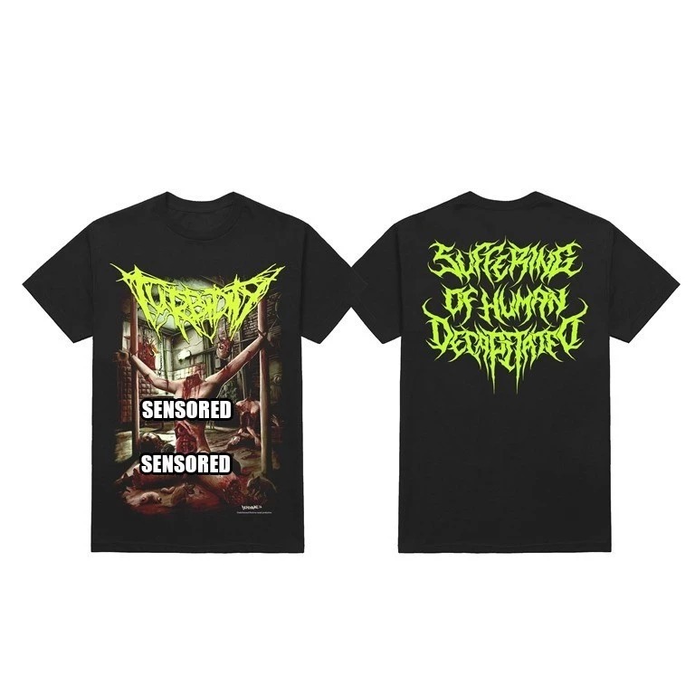 Original T-SHIRT TURBIDITY - Suffering of human Decapitated / T-SHIRT ...