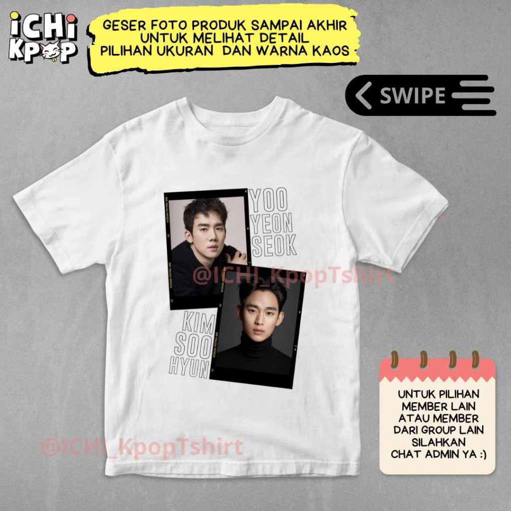 Kim SOOHYUN KSH YOO YEONSEOK YYS KDRAMA QOT WTPR T-SHIRT | Shopee Malaysia