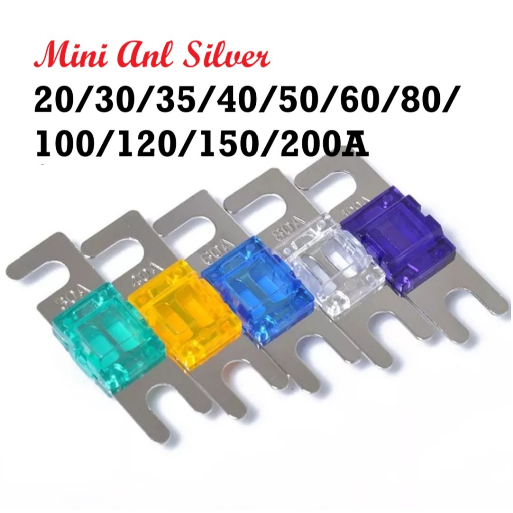 Nickel Plated ANL Silver Mini Fuse 12V- 32 V, 30A -100A Price Per piece ...