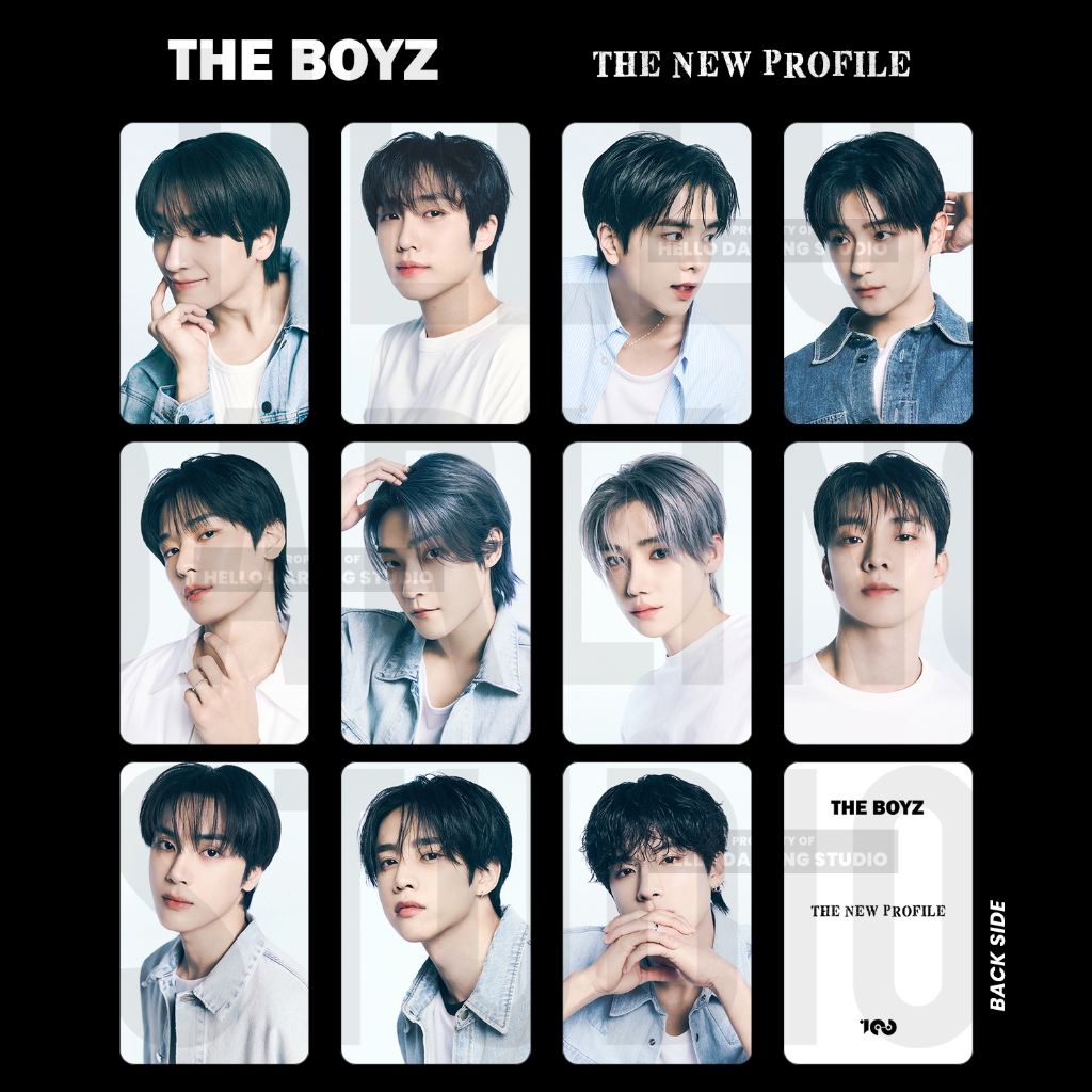 The Boyz The New Profile Ver B OT11 Photocard set. Unofficial. Fan Made. | Shopee Malaysia