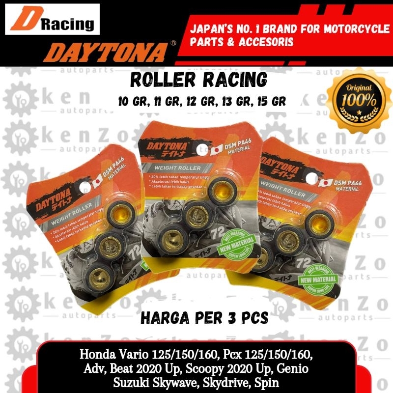 Original Weight Roller Racing Daytona Motorcycle Beat Deluxe Scoopy New ...