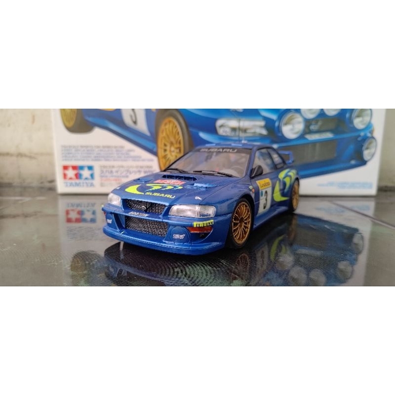 1/24 Scale Model Kit Mokit Tamiya Subaru Impreza WRC 1998 Finished Kit ...
