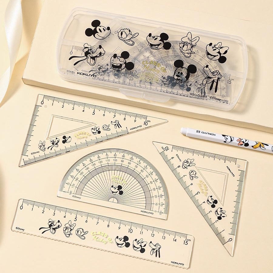 Ruller / Ruler Set Mickey Kokuyo | Shopee Malaysia