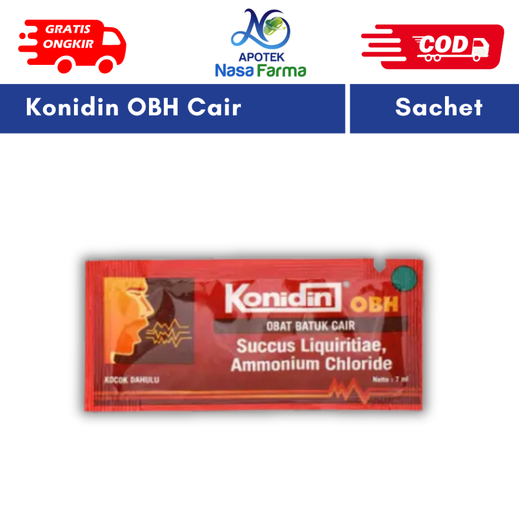 Konidin OBH Sachet @7ml - Liquid Cough Medicine | Shopee Malaysia