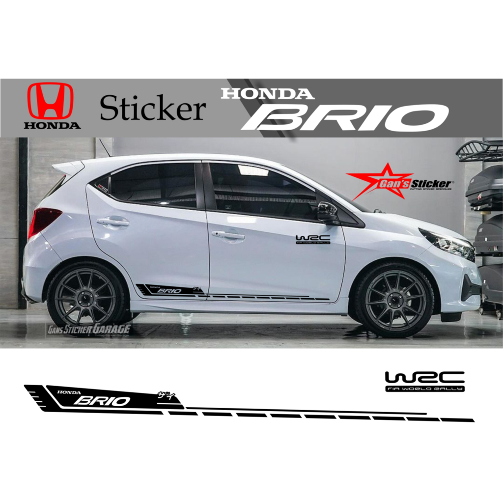 Honda brio side sticker for honda brio 2019 2020 2021 2022 2023 2024 ...