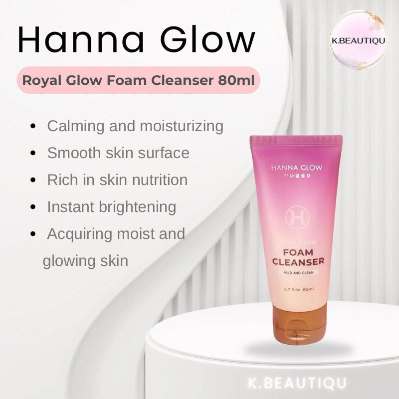 Hanna Glow - Royal Glow Foam Cleanser (80ml) | Shopee Malaysia