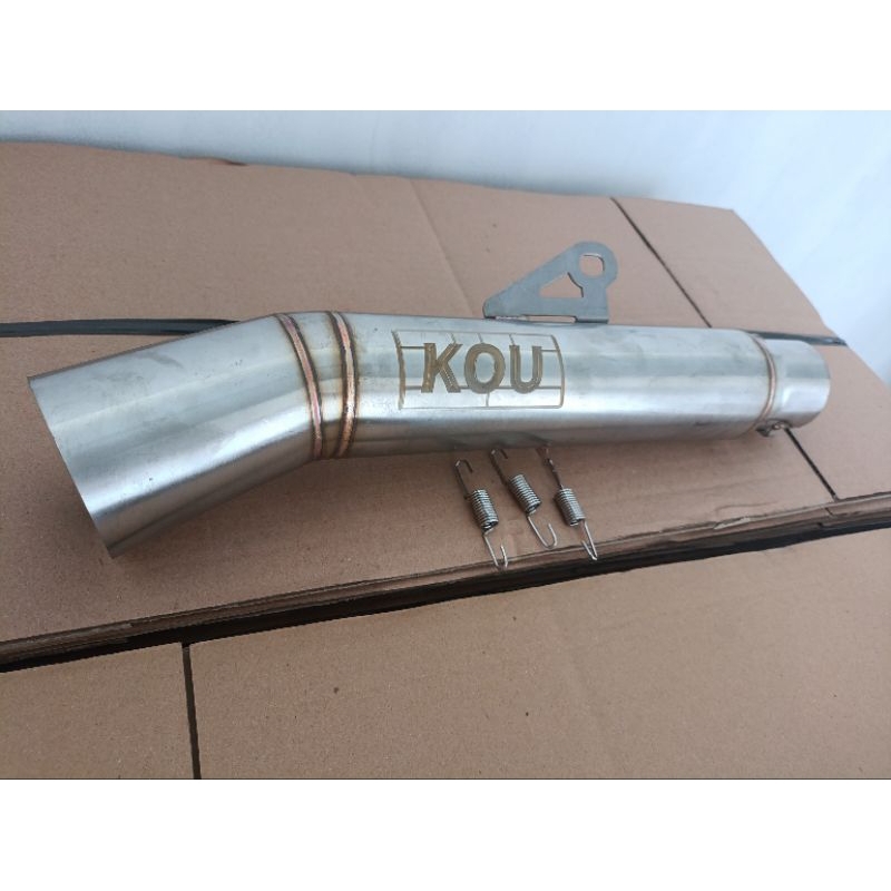 Exhaust Canister pipe Kou Mahachai 51mm Canister only tube type for Mio ...