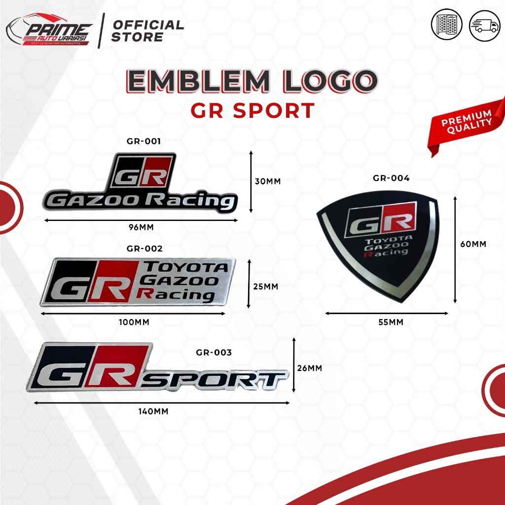 Toyota GR SPORT GR Emblem GR Racing Emblem Logo | Shopee Malaysia