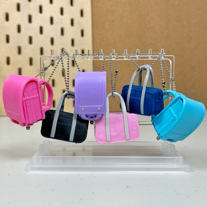 GANTUNGAN Japanese school bag miniature keychain ̇银⋆ ̇银⋆ randoseru ...