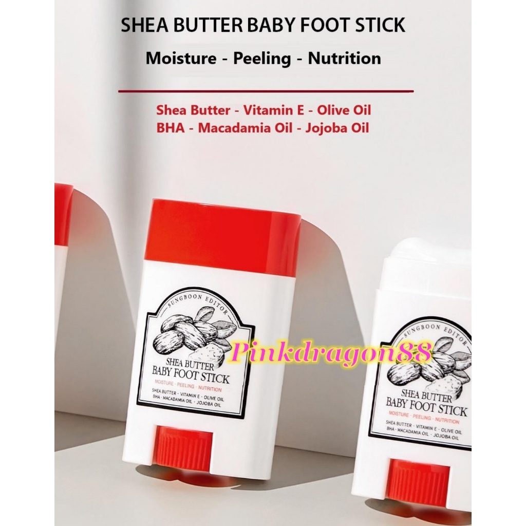 Sungboon Editor Shea Butter Baby Foot Stick 20 gr | Shopee Malaysia