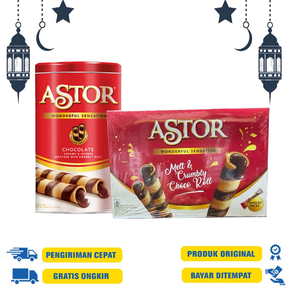 Wafer STICK ASFER - DOUBLE BROWN BOX 224 GR | Canned CHOCOLATE 330 GH ...