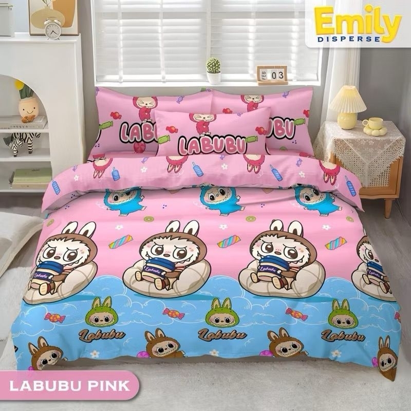 Latest VIRAL LABUBU MOTIF BED SHEETS // LABUBU SHEETS | Shopee Malaysia