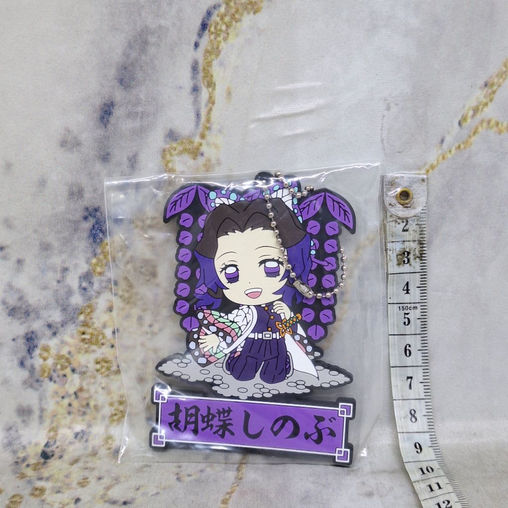 GANTUNGAN Demon Slayer Shinobu Kocho Rubber Keychain Rubber Keychain ...