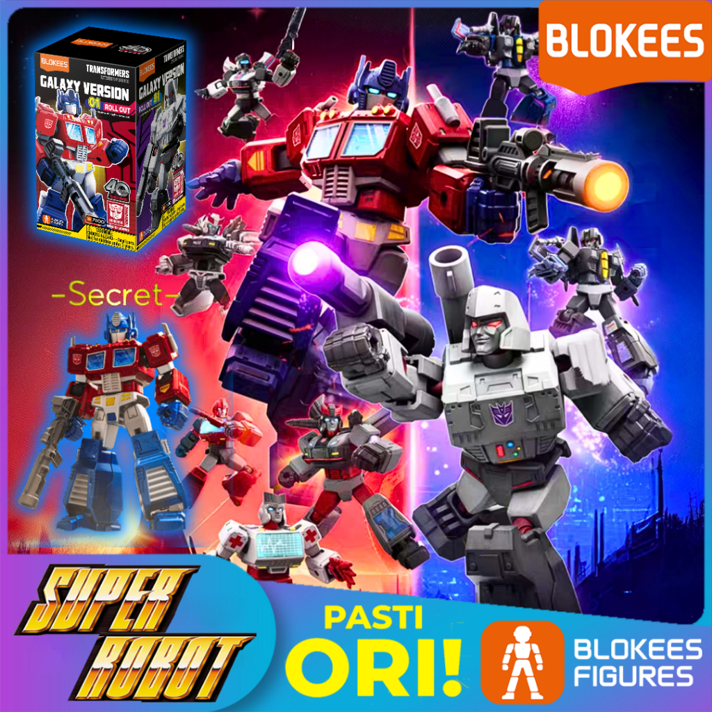 Blokees Figure Blind Box Transformers GV-01 Galaxy Version 01 Roll Out ...