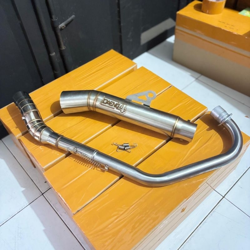 Open Spec Daeng sai4 exhaust pipe for tmx 125 155 rusi tc Pinoy skygo ...