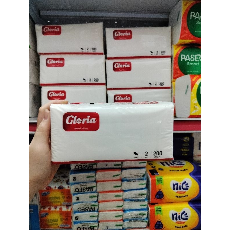 Gloria 2 Ply Tissue (200 Sheets) | Shopee Malaysia