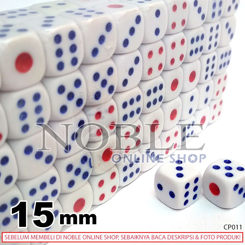 [2 Pcs] 15 mm Dice Complementary Pieces Magic Board Game Snakes and ...