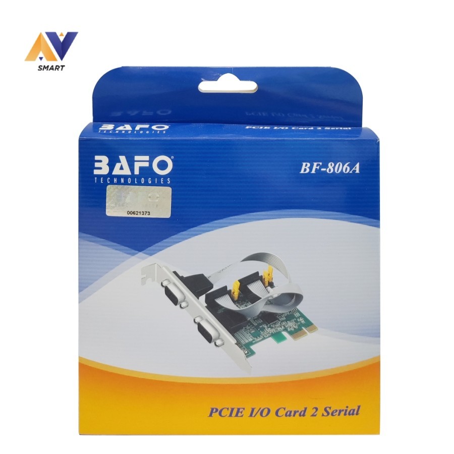 Bafo PCIE PCI EXPRESS I/O CARD 2 SERIES DB9 RS232 CHIPSET ASIX WITH ...