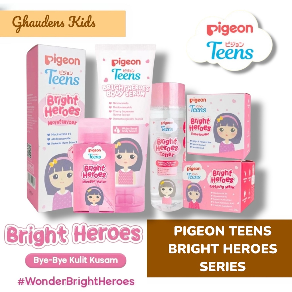 Pigeon Teens BRIGHT HEROES SERIES | Toner | Serum | Moisturizer ...