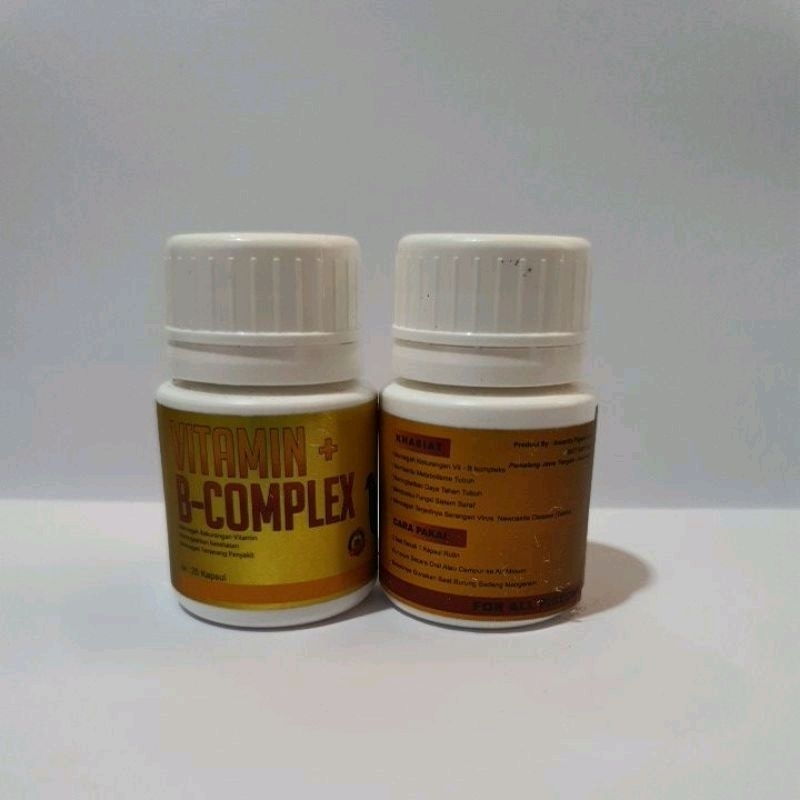 Vitamin b complex humanity pigeon contains 25 capsules | Shopee Malaysia