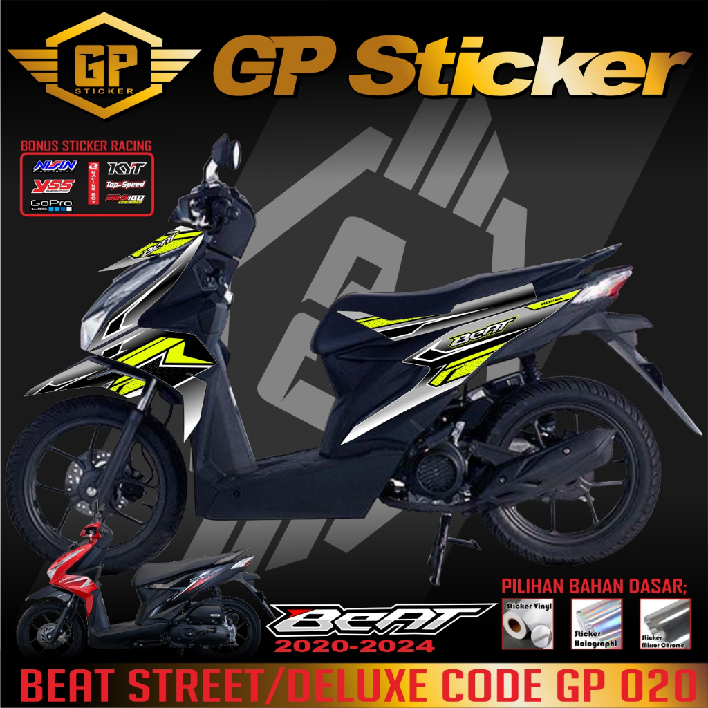 Striping VARIATIONS HONDA BEAT DELUXE STRIPING BEAT DELUXE 2021 2022 ...