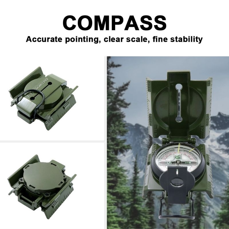 Portable Military Aiming Compass Lensatic Prism Compass L 45-8A ...