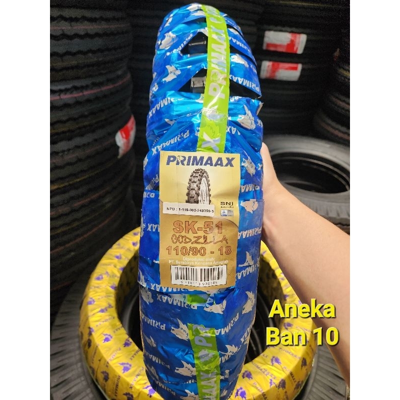 Primaax 110/90-18 SK51 Godzilla Tubetype Primax SK 51 Outer Tire | Shopee Malaysia