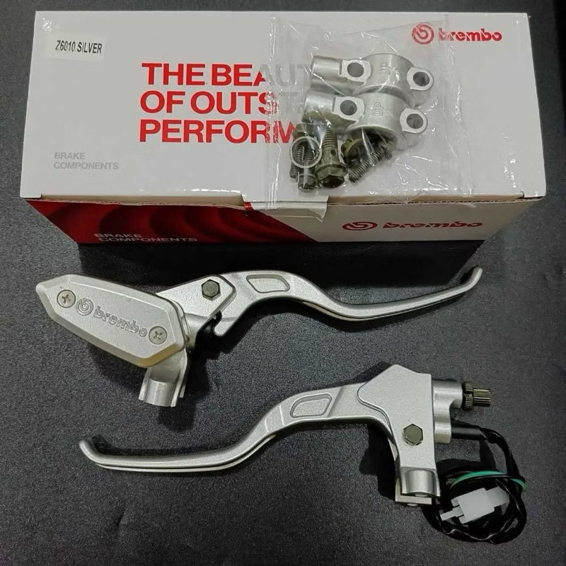 Silver Box Oval Tube Brake Master Set Right Left Universal RCB Model ...