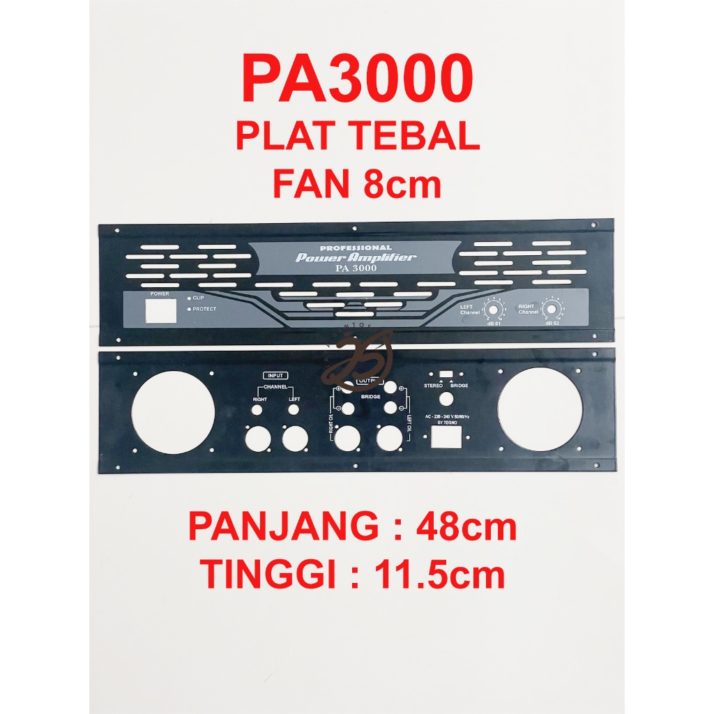 Pa3000 COVER PLATE (1 SET) PREMIUM PA 3000 PANEL BOX FRONT REAR PANEL ...