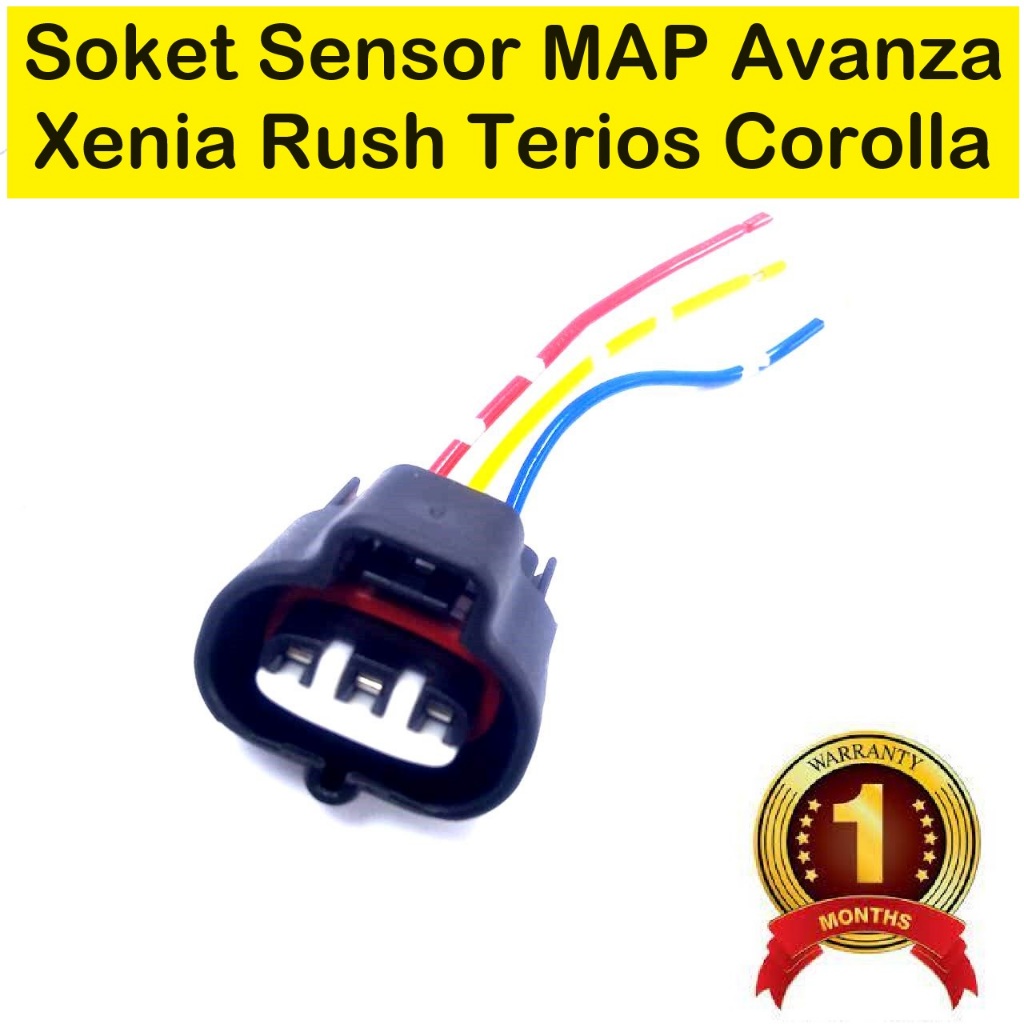 Socket Sensor MAP socket TOyota DAihatsu MAF Avanza Xenia Rush Terios ...