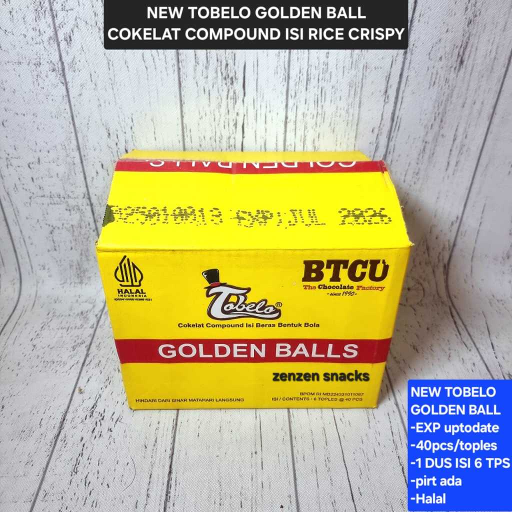New TOBELO CARTON GOLDEN BALL WHOLESALE (6TPS/1KARTON) | Shopee Malaysia