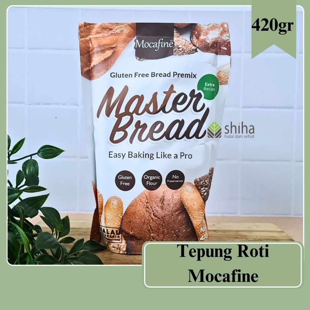 Mocafine Master Bread Gluten Free Bread Premix Flour 420gr stall shiha ...