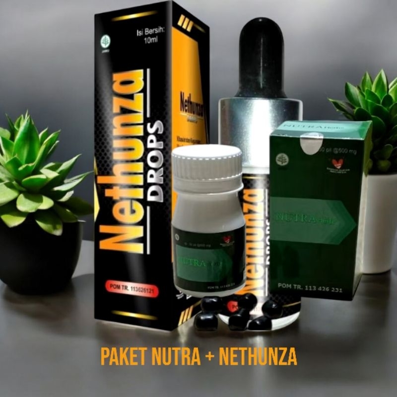 Original NUTRA CAPSULE 30 PIL & NETHUNZA DROP COMBO PACKAGE | Shopee ...