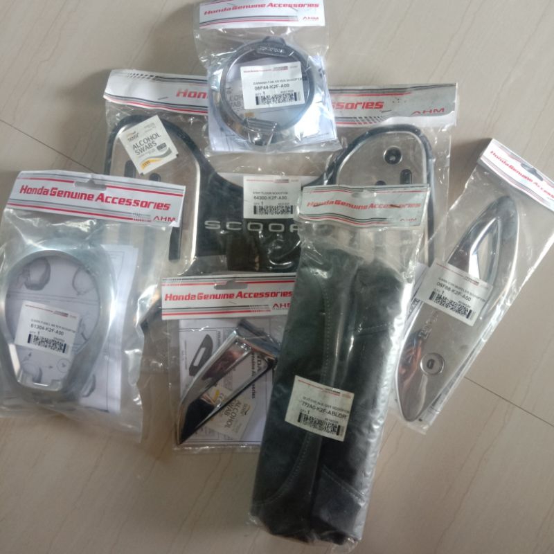 Complete Accessories Scoopy K2F 2020, 2021,2022, 2023, 2024 Original ...