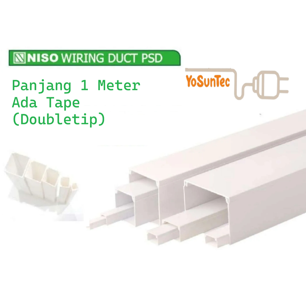 Niso Ducting / Cable Duct / Cable Protector / Wiring Cable Duct PVC 1 ...
