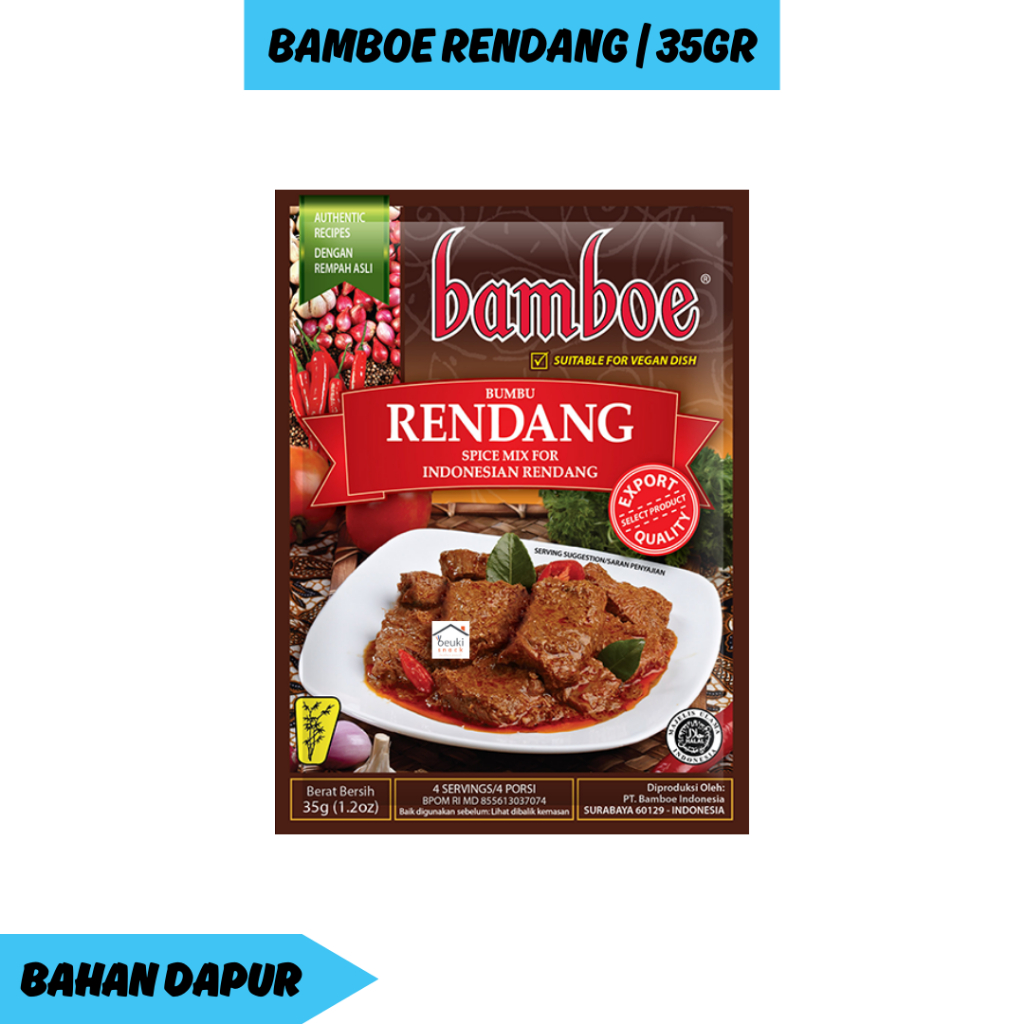 Bamboe Rendang, Typical Indonesian Cooking Seasoning | Shopee Malaysia